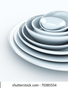 Stack Plates Stock Illustration 70385554 | Shutterstock