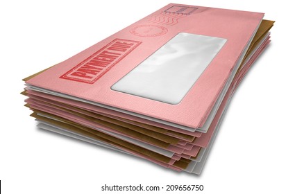 243 Past due envelope Images, Stock Photos & Vectors | Shutterstock