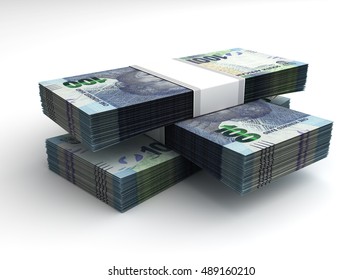 Stack 1000 Philippines Peso Notes 3d Stock Illustration 2126548301