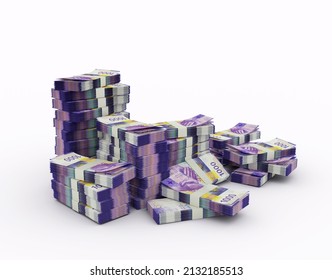 Stack Swiss Franc Notes 3d Rendering Stock Illustration 2132185513 ...