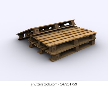 Stacked Pallets Stock Illustration 147251753 | Shutterstock