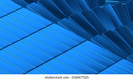 Stacking Blue Boxes Step By Step Stock Illustration 2160477325 ...
