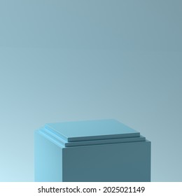 Stacking Cube Stage Product Display Blue Stock Illustration 2025021149 ...