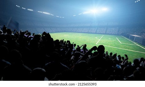 Stadium Spot Light 3d Rendering Stock Illustration 2125655393 ...