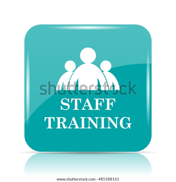 Staff Training Icon Internet Button On Stock Illustration 485588161 ...