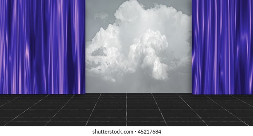 Stage Clouds Stock Illustration 45217684 | Shutterstock