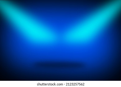 Stage Shadow Blue Background Hd Stock Illustration 2123257562 ...