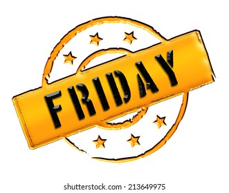 Stamp Friday Stock Illustration 213649975 | Shutterstock