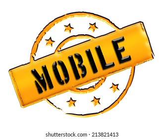 Stamp Mobile Stock Illustration 213821413 | Shutterstock