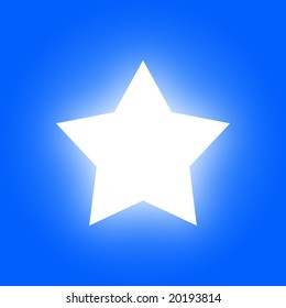 White Star Rating Flat Style Icon Stock Vector (Royalty Free) 1017364735