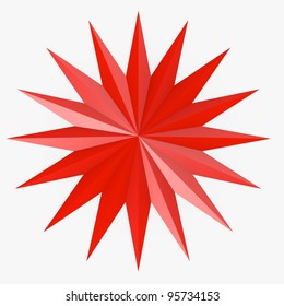 Simple Red Star Icon Symbol Sign Stock Vector (Royalty Free) 1474704065 ...