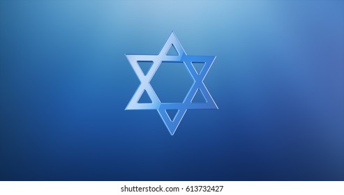 Star David Blue 3d Rendering Stock Illustration 613732427 | Shutterstock