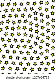 Star Pattern Based On Many Shapes Stock Illustration 1207634755 ...