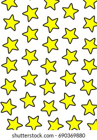 Star Template Based On Random Shapes Stock Illustration 690369880 ...