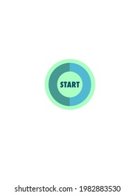 Start Button Green Blue Stock Illustration 1982883530 | Shutterstock