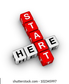 Start Here Icon Stock Illustration 102345997 | Shutterstock