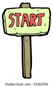 Cartoon Finish Sign Stock Illustration 102775106