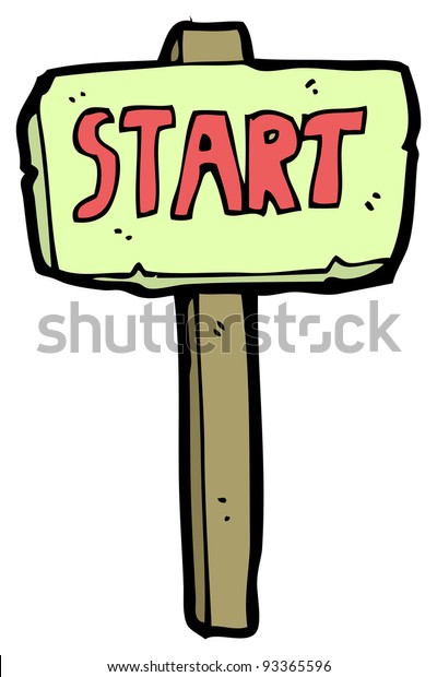 Start Sign Stock Illustration 93365596 | Shutterstock