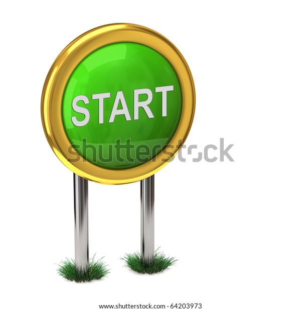Start Signpost Stock Illustration 64203973 | Shutterstock