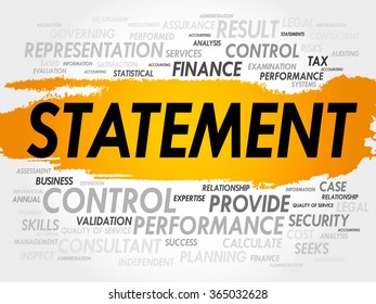 Statement Word Cloud Business Concept: เวกเตอร์สต็อก (ปลอดค่าลิขสิทธิ์ ...