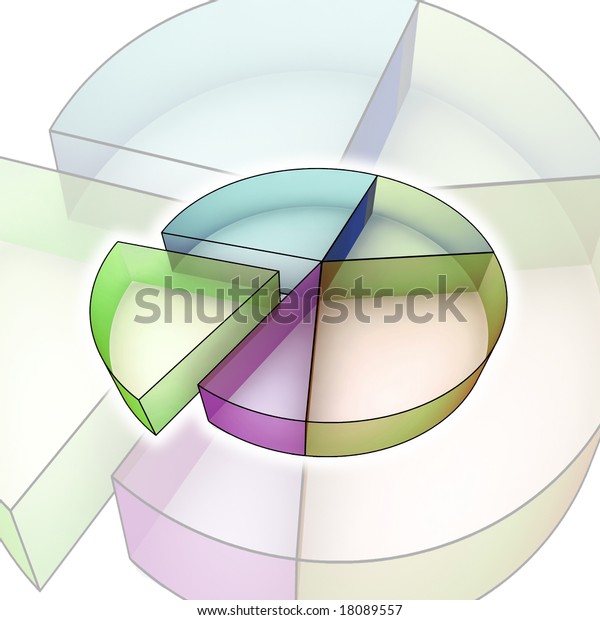 Statistics 3d Multicolor Diagram 스톡 일러스트 18089557 | Shutterstock
