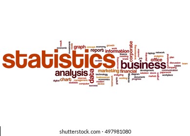 Statistics Word Cloud Concept Stock Illustration 497981080 | Shutterstock