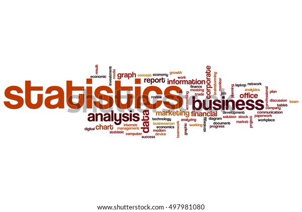 Statistics Word Cloud Concept Stock Illustration 497981080 | Shutterstock