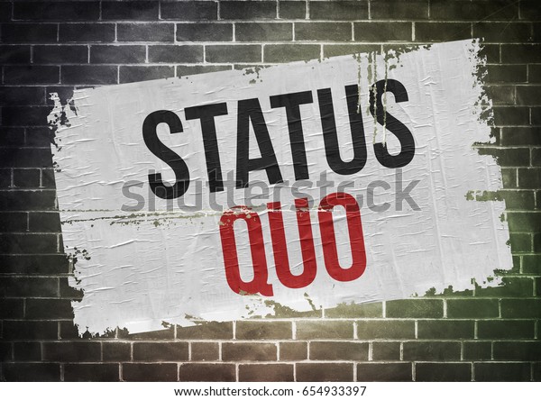Status Quo Poster Concept Stock Illustration 654933397