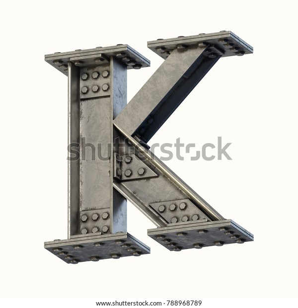 Steel Beam Font 3d Rendering Letter Stock Illustration 788968789 Steel Beam Font 3d Rendering Letter Stock Illustration 788968789