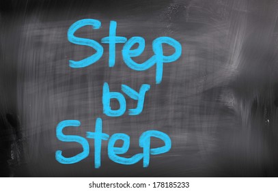 Step By Step Concept Stock Illustration 178185233 | Shutterstock