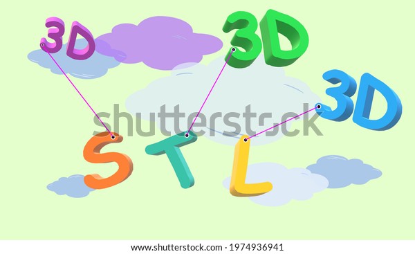 Stereolithography Rendering Software Acronym Stl Computing Stock ... Stereolithography Rendering Software Acronym Stl Computing Stock ...