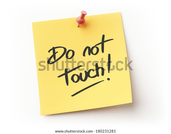 Sticky Note Message Isolated On White Stock Illustration 180231281 ...