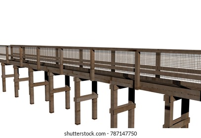 Stilt Bridge 3drendering Stock Illustration 787147750 | Shutterstock