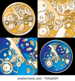 Clockwork: เวกเตอร์สต็อก (ปลอดค่าลิขสิทธิ์) 74705527 | Shutterstock