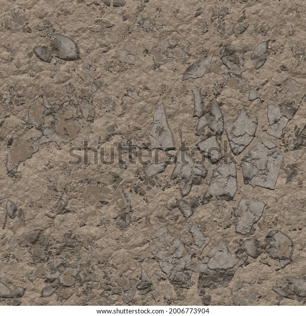 Stone Surface Texture Seamless 3d Nature Stock Illustration 2006773904 ...