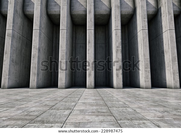 Stone Wall Columns Stock Illustration 228987475 | Shutterstock