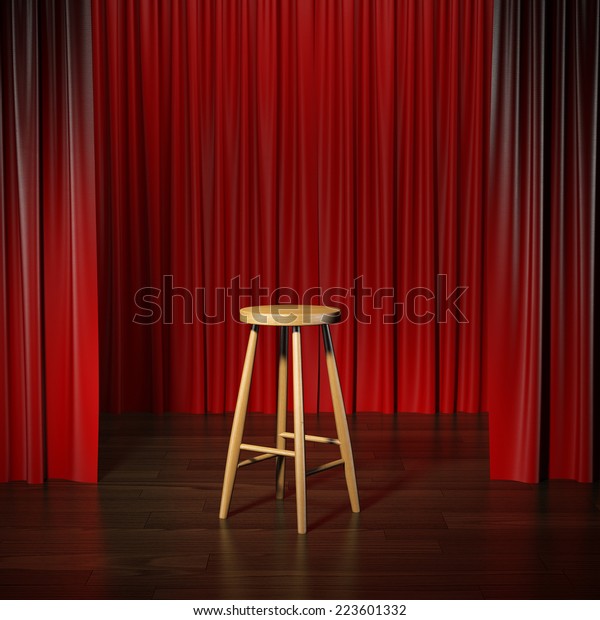 Stool On Stage Stock Illustration 223601332 | Shutterstock