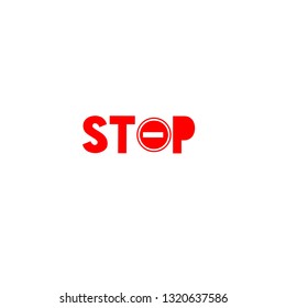 Stop Sign Icon Logo Design Vector: เวกเตอร์สต็อก (ปลอดค่าลิขสิทธิ์ ...