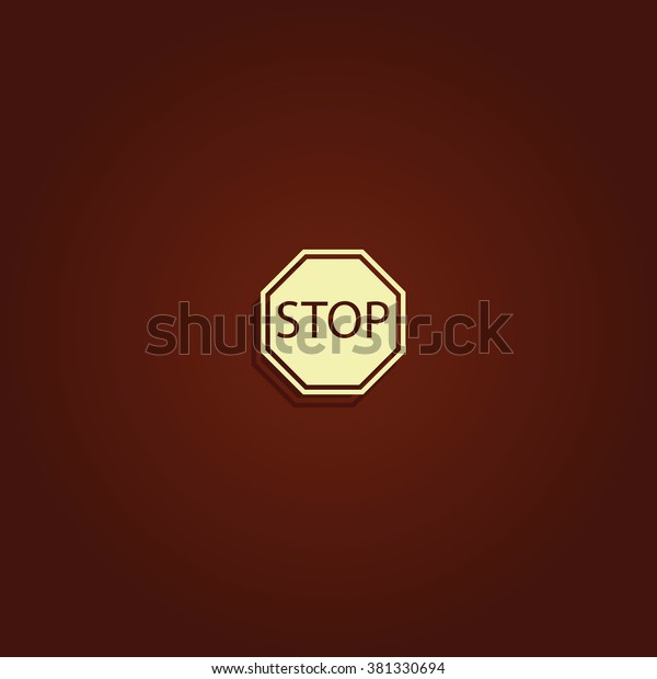Stop Sign Stock Illustration 381330694 | Shutterstock