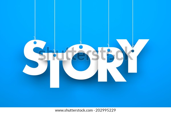 Story Text On Strings Stock Illustration 202995229 | Shutterstock