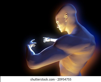 Strange Magic Man Hypnotic Pose Stock Illustration 20954755 | Shutterstock