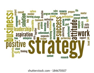 Strategy Word Cloud Stock Illustration 184670507 | Shutterstock