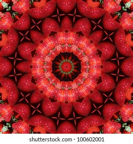 Strawberry Mandala Stock Illustration 100602001