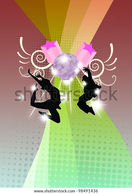 Street Dance Background Poster Web Leaflet 스톡 일러스트 98491436 | Shutterstock