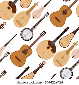Set Stringed Musical Instruments Stock Vector (Royalty Free) 382201165