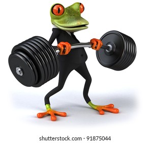 Strong Frog Stock Illustration 91875128 | Shutterstock