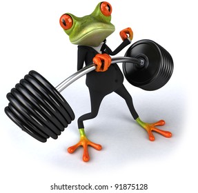 Strong Frog Stock Illustration 91875128 | Shutterstock