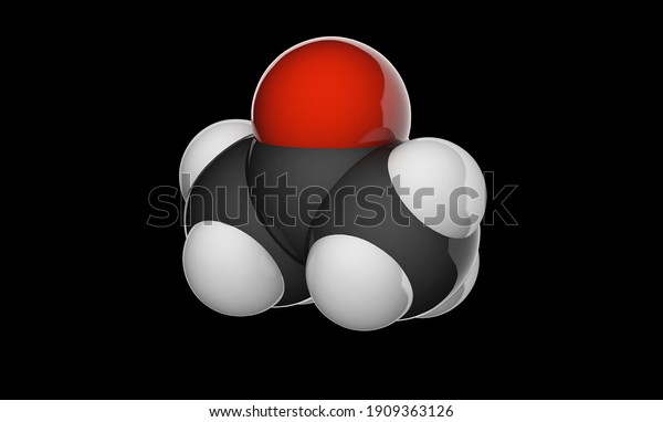 Structural Chemical Formula Molecular Structure Acetone Stock ...