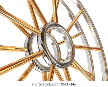 Structure Wheel 3d Stock Illustration 35417146 | Shutterstock