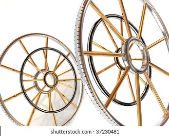 Structure Wheel 3d Stock Illustration 37230481
